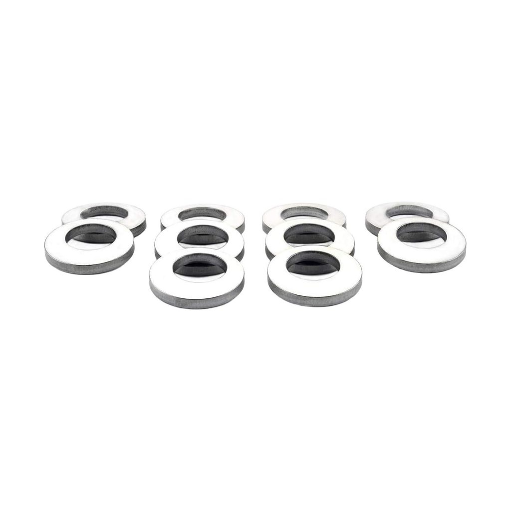 Stainless Steel Cragar Offset Hole Mag Washer – Pack of 10; Set of 10 ...